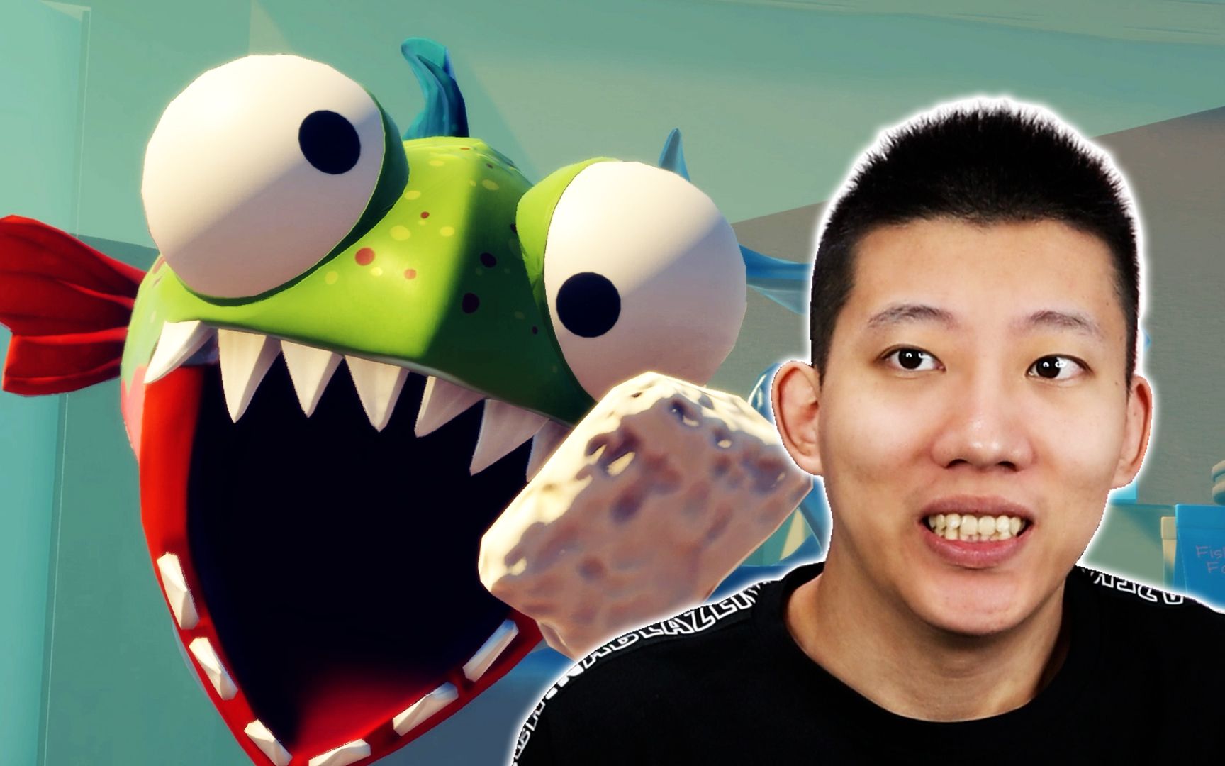 模拟食人鱼,咬断一切!我是鱼第三期,小鱼模拟器,鲤鱼Ace解说