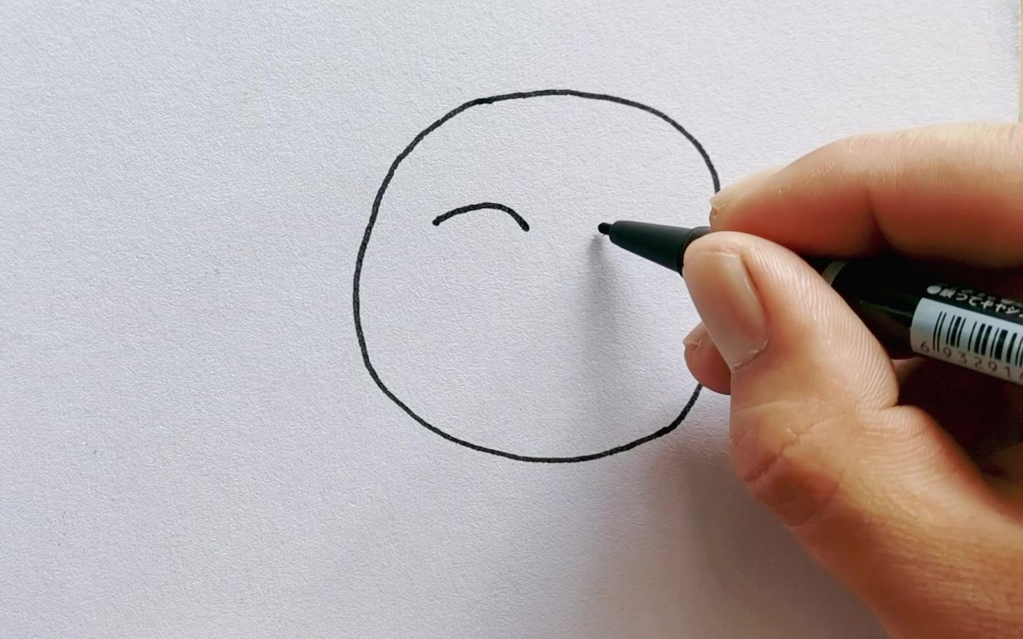 #简笔画#手绘简笔画教程,1分钟教你用〇画画哦