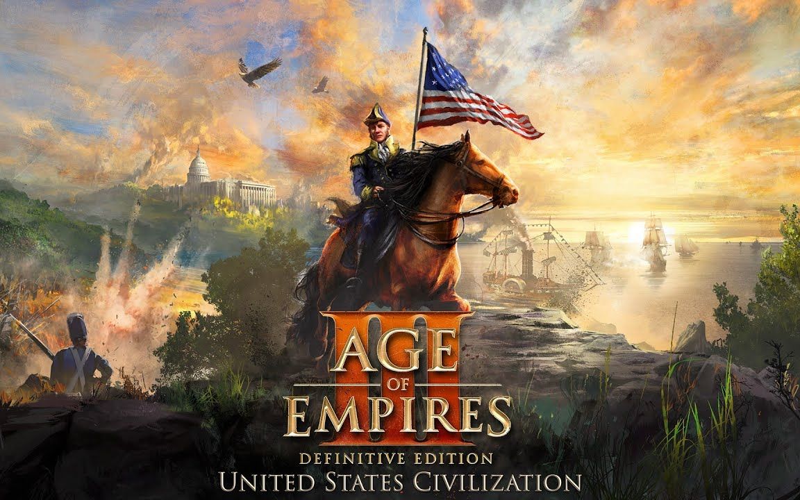 【自译中文】帝国时代3决定版-美国文明-介绍