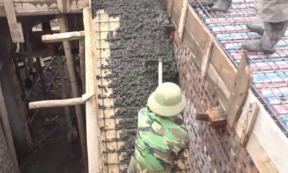 房屋楼梯混凝土浇筑,说老实话,估计很多人都没见过