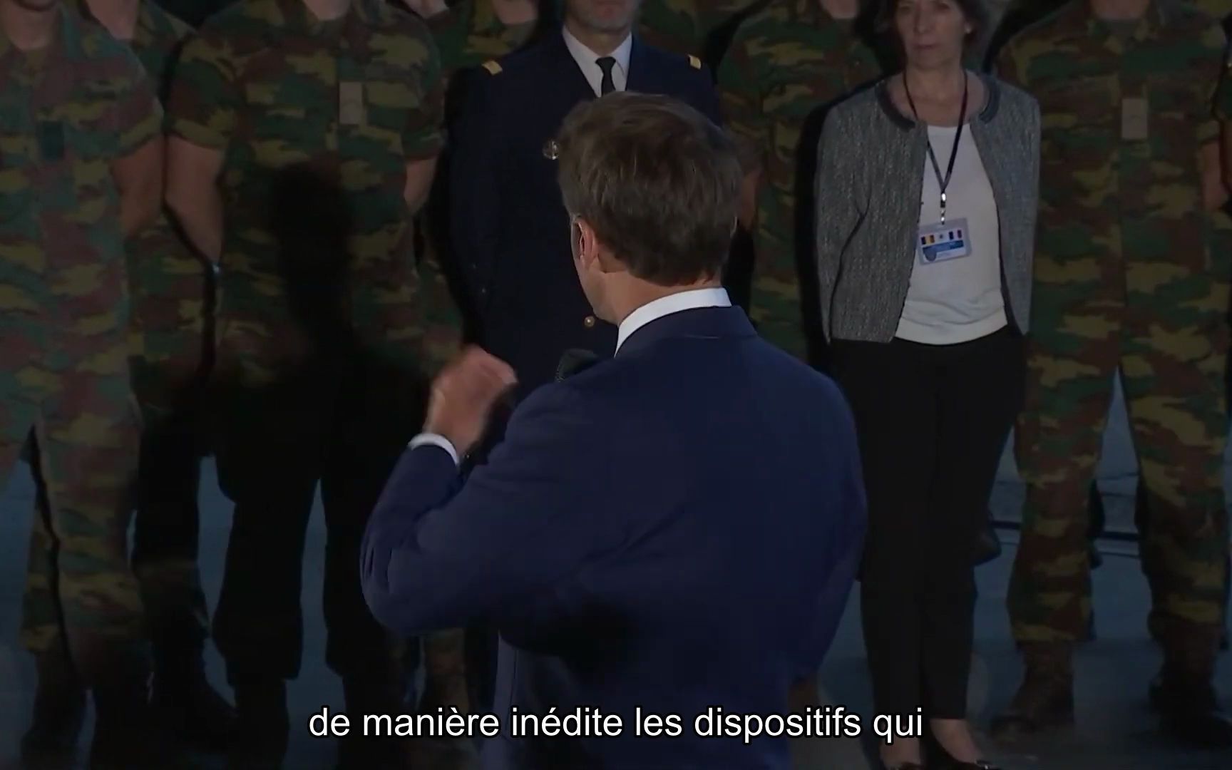 ...sident aux soldats français déployés dans le cadre de la prés