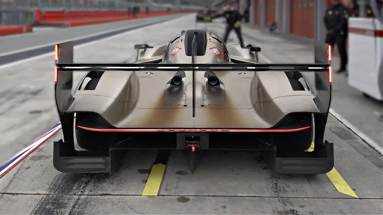 2024 年保时捷 963 Hybrid LMDh 启动、退出维修站程序*从电动发动机...