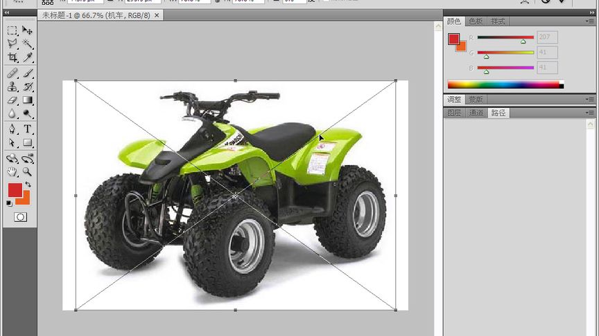 PS教程置入图像