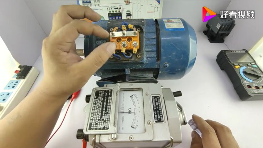 利用兆欧表测电机的好坏方法