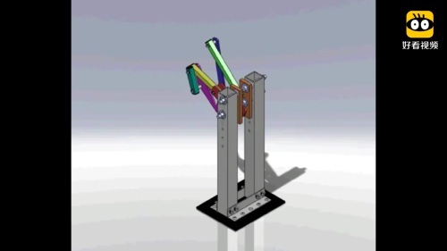 设计很巧妙的手臂连杆,看看它的机械结构