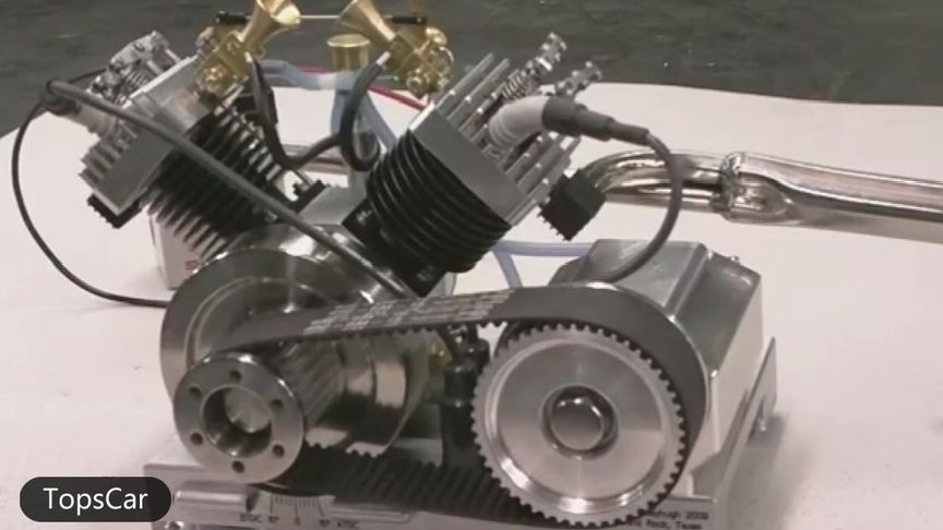 V形引擎发动机模型,一分钟让你了解v型机工作方式