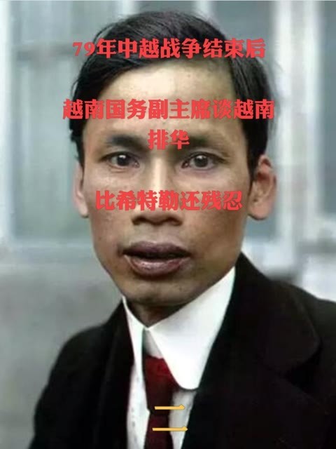 79年中越战争结束后,越南国务副主席谈越南排华:比希特勒还残忍 #...