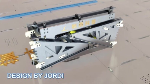 空间站任务:快装折叠架设计