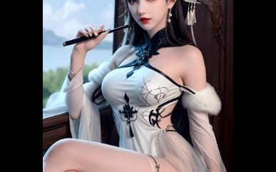 AI绘画梦塔·雪谜城白亦君精品壁纸