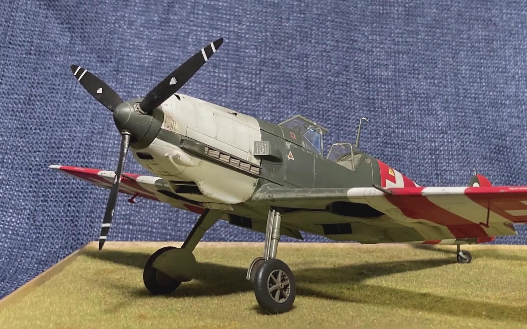 牛魔王Eduard 1/32 梅塞施密特 BF-109 E3 瑞士空军涂装 模型飞机制作...