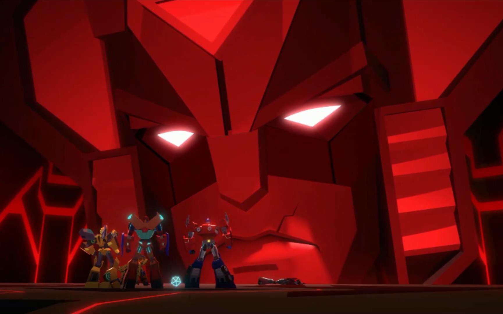 汽车人遭遇泰坦金刚 红蜘蛛趁机逃跑 变形金刚塞伯志 第二季第十六集