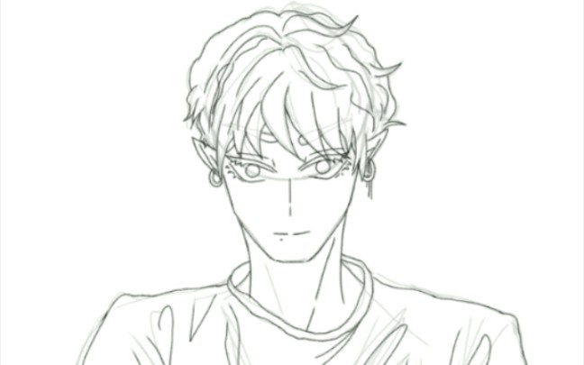 【画世界】新手画线稿 不会上色!