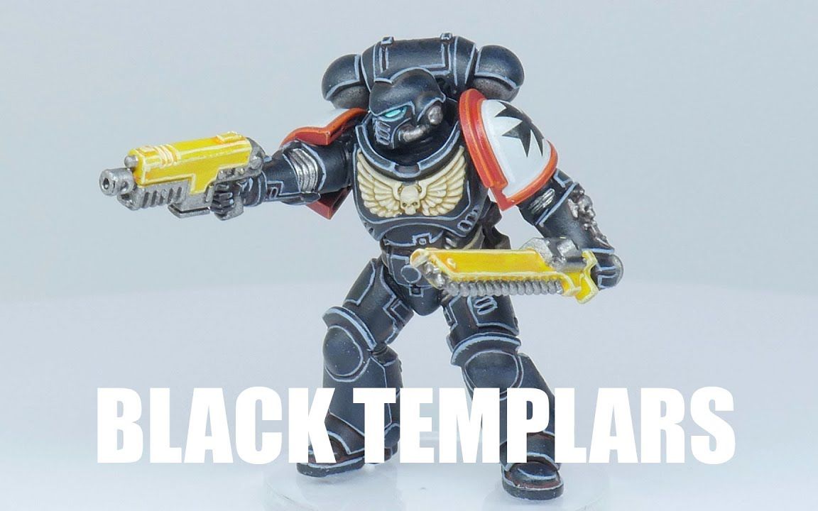 【嗯翻熟肉】如何涂装桌涂等级的黑色圣堂星际战士