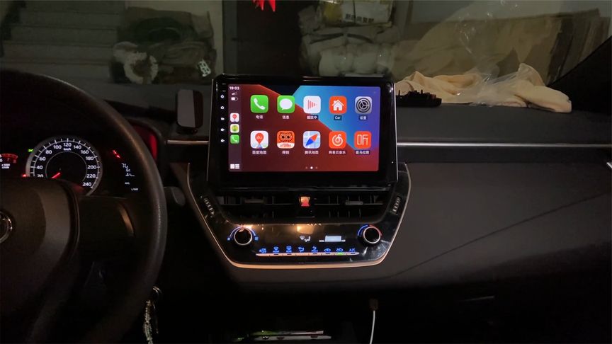 19款21款卡罗拉雷凌体验卸甲无线carplay一体机Linux车机大屏导航