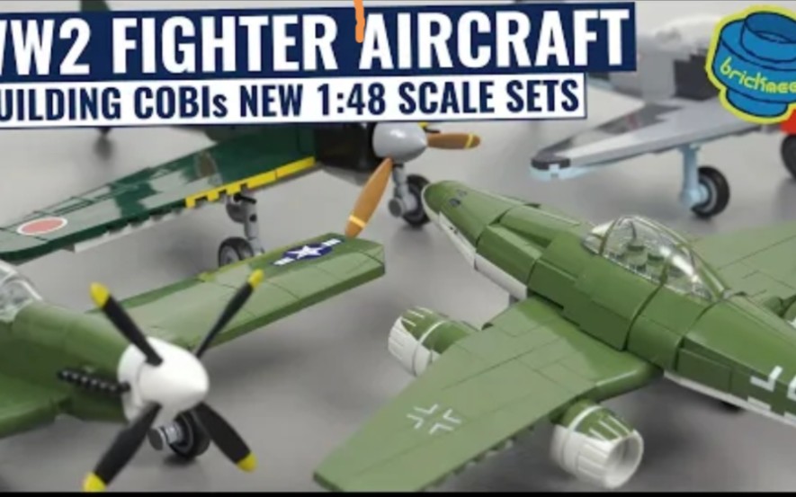 沉浸式拼搭:4款COBI积木二战战斗机