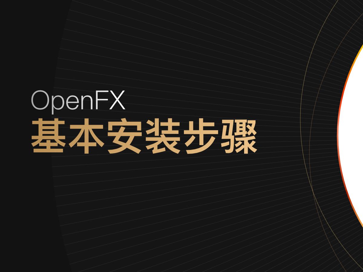 【懒人系列】OpenFX OFX如何安装和基础用法