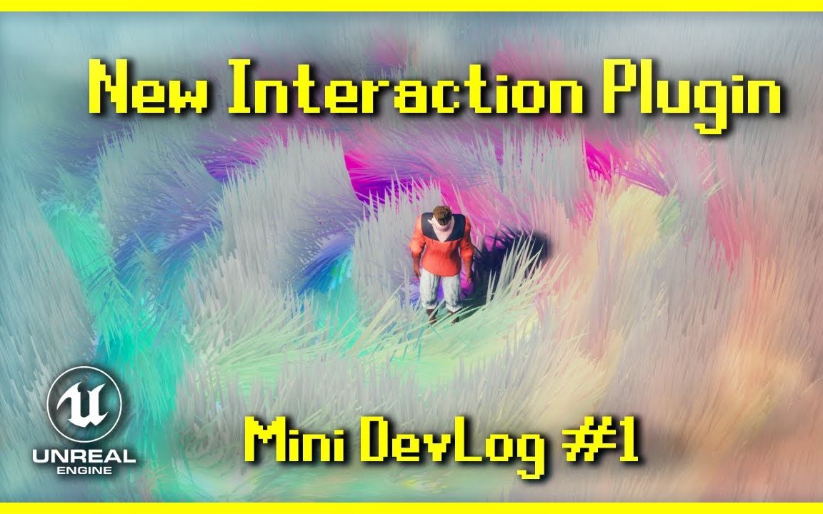 虚幻引擎5!制作草的新交互效果!