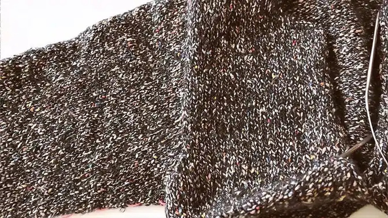 棒针 5上往下织 开衫外套 袖子的计算及编织方法