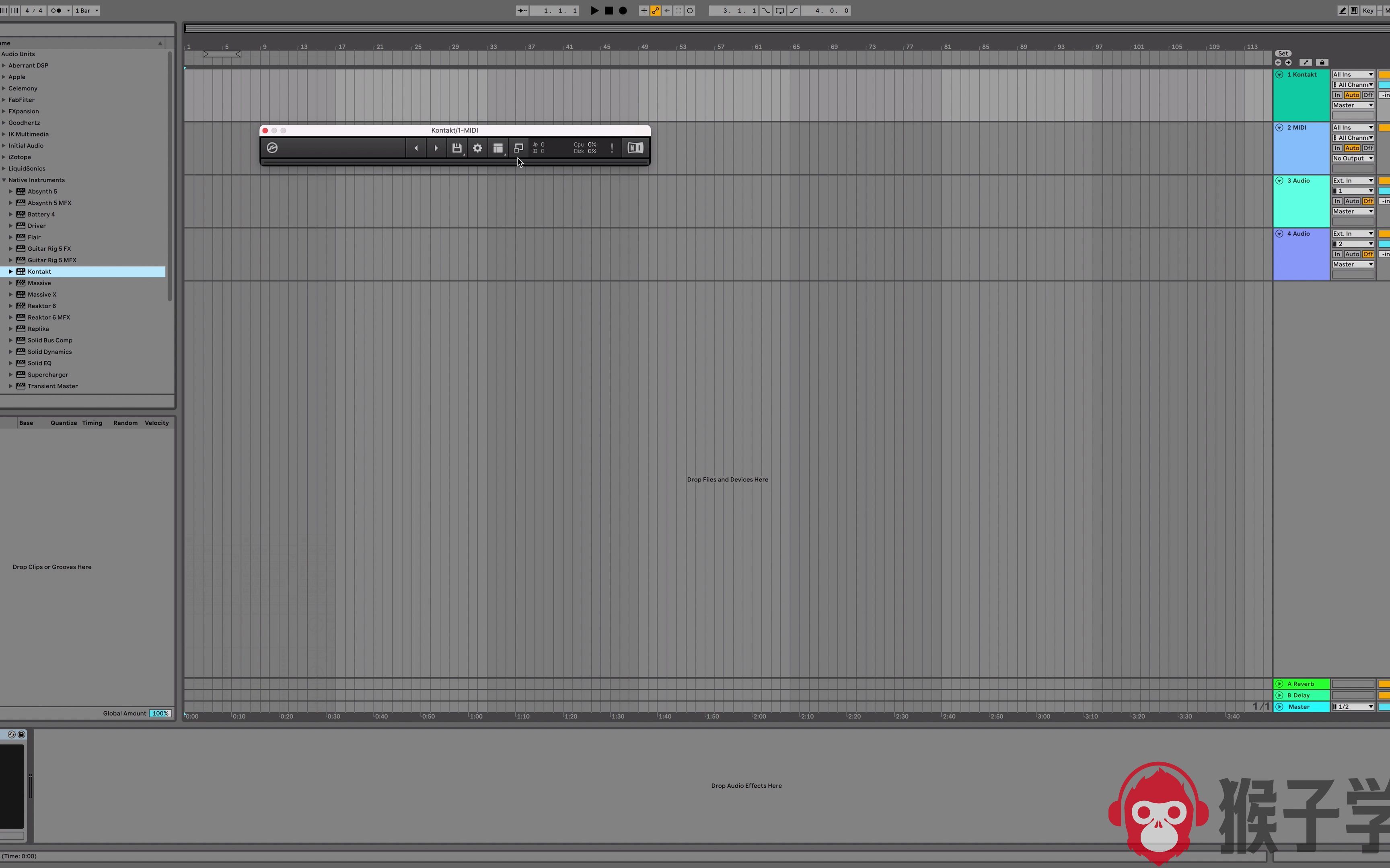 Kontakt6使用教程-Lesson 1 介绍与界面