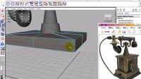 水晶石技法Maya 2008 模型制作 仿古电话 Part 4 Of 5 台座