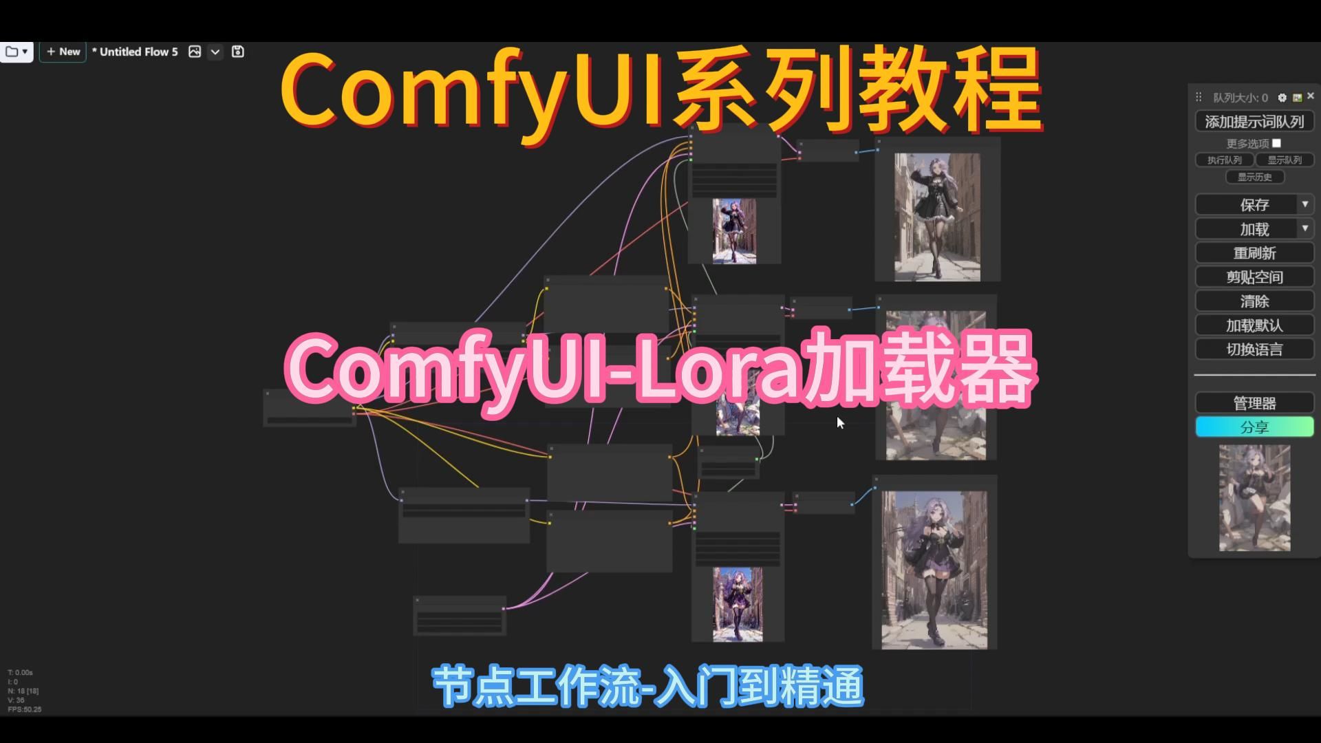 ComfyUI系列教程-Lora加载器