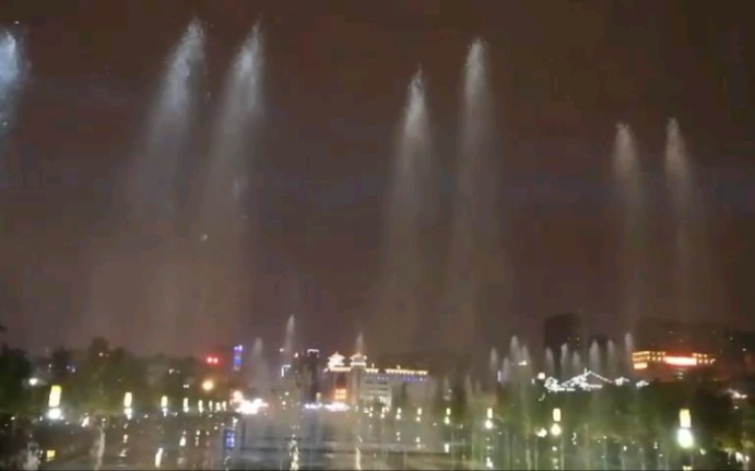 西安大雁塔音乐喷泉