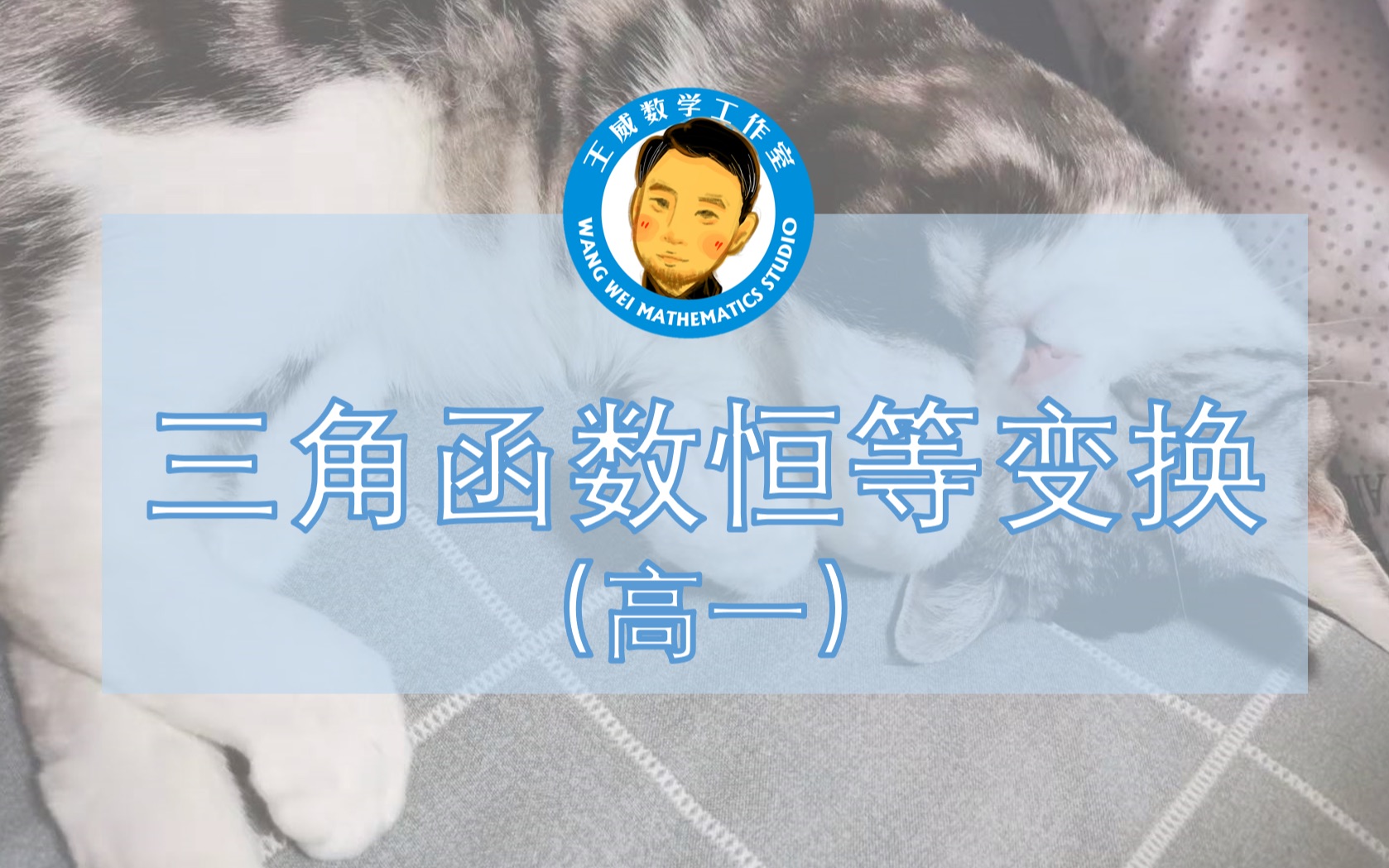 【高中数学】高一培优预习 三角函数恒等变换