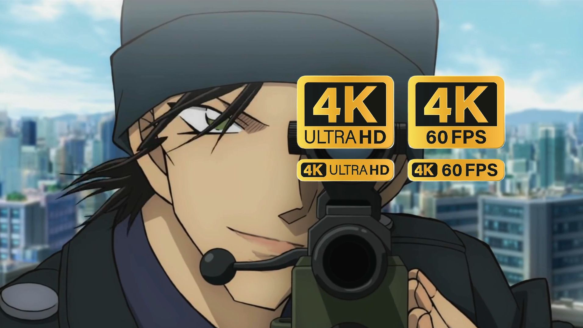 【1080P60FPS】《名侦探柯南:绯色的子弹》赤井秀一版OP 60帧...