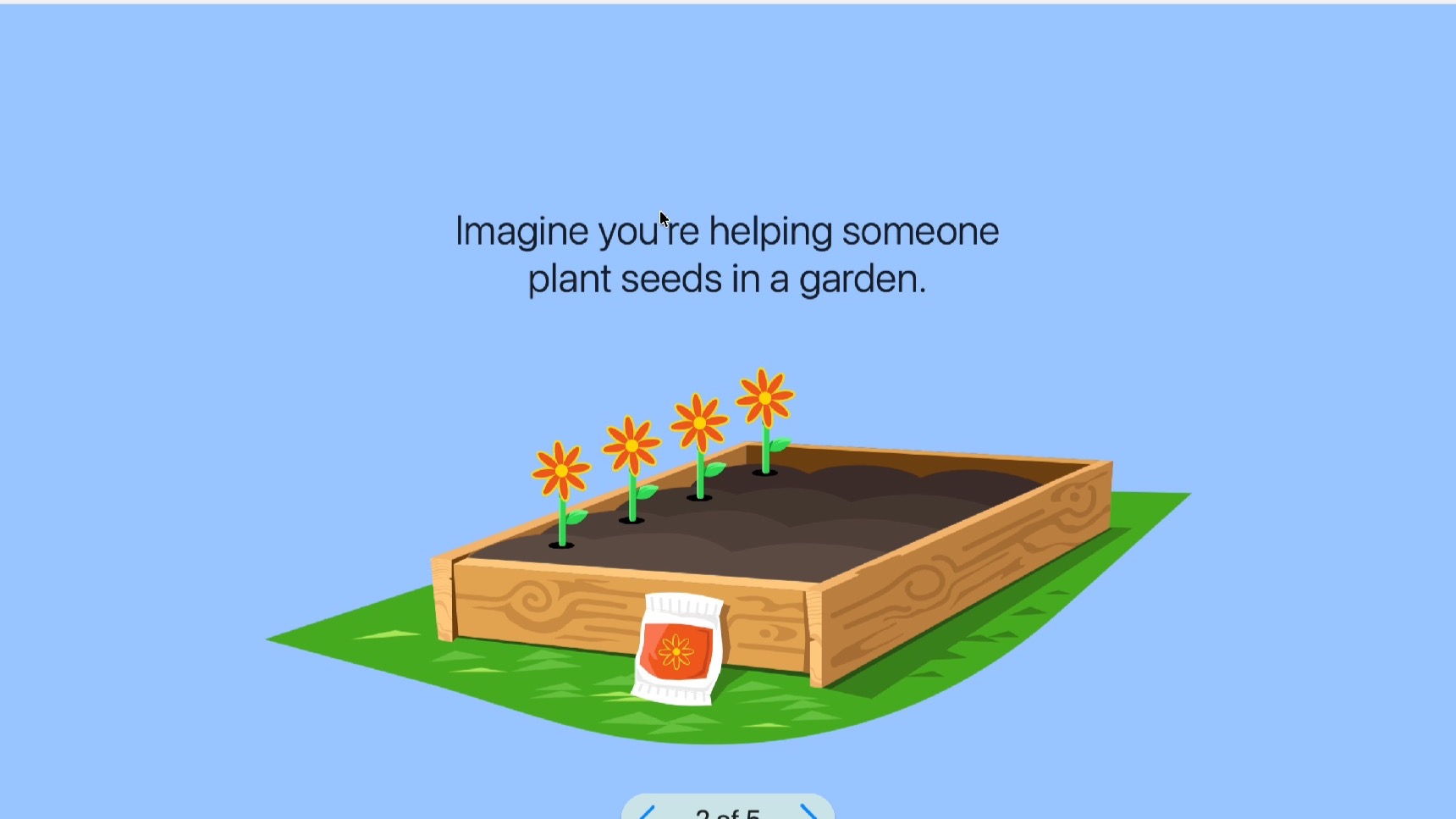 Swift Playground 5 For 循环简介 可能会这样描述. 对于这 4 颗种子,每颗...