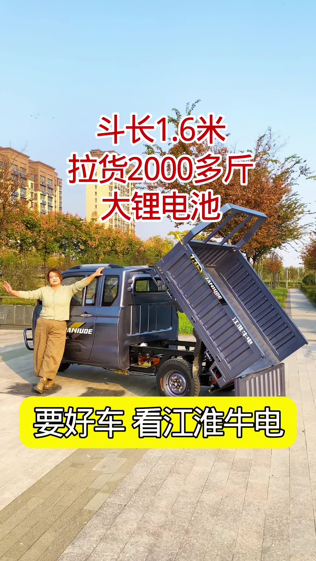 #三轮车 #电动三轮车 #电动三轮大皮卡#国标电动三轮车#能上牌的...