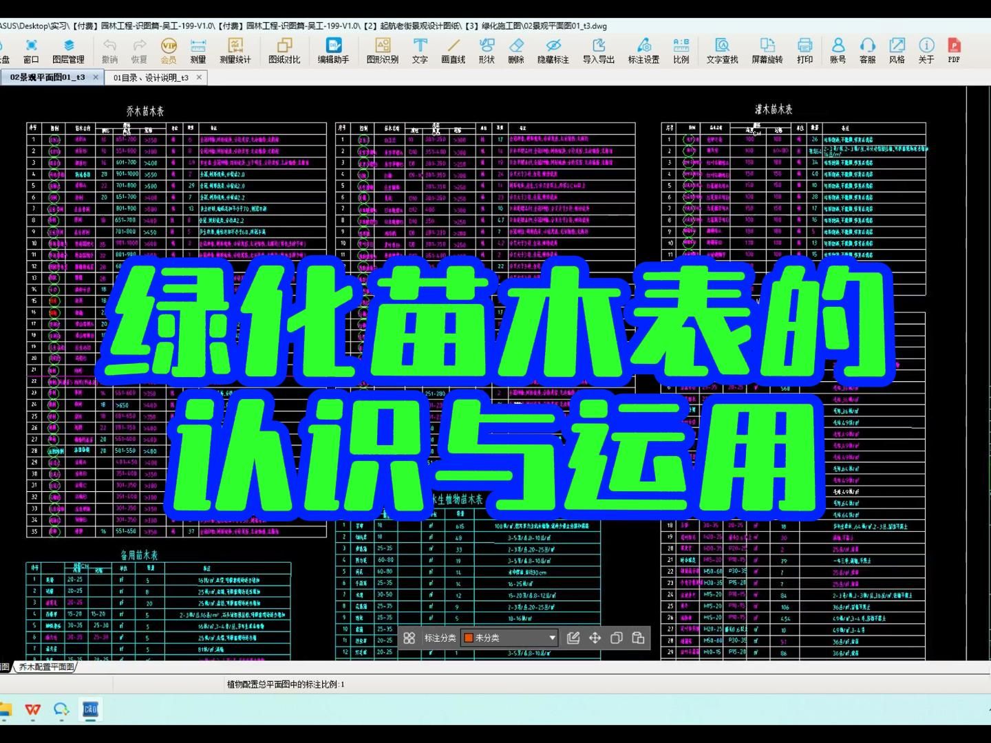 园林工程植物配置图种绿化苗木表内容有哪些/园林工程造价基础识图/...