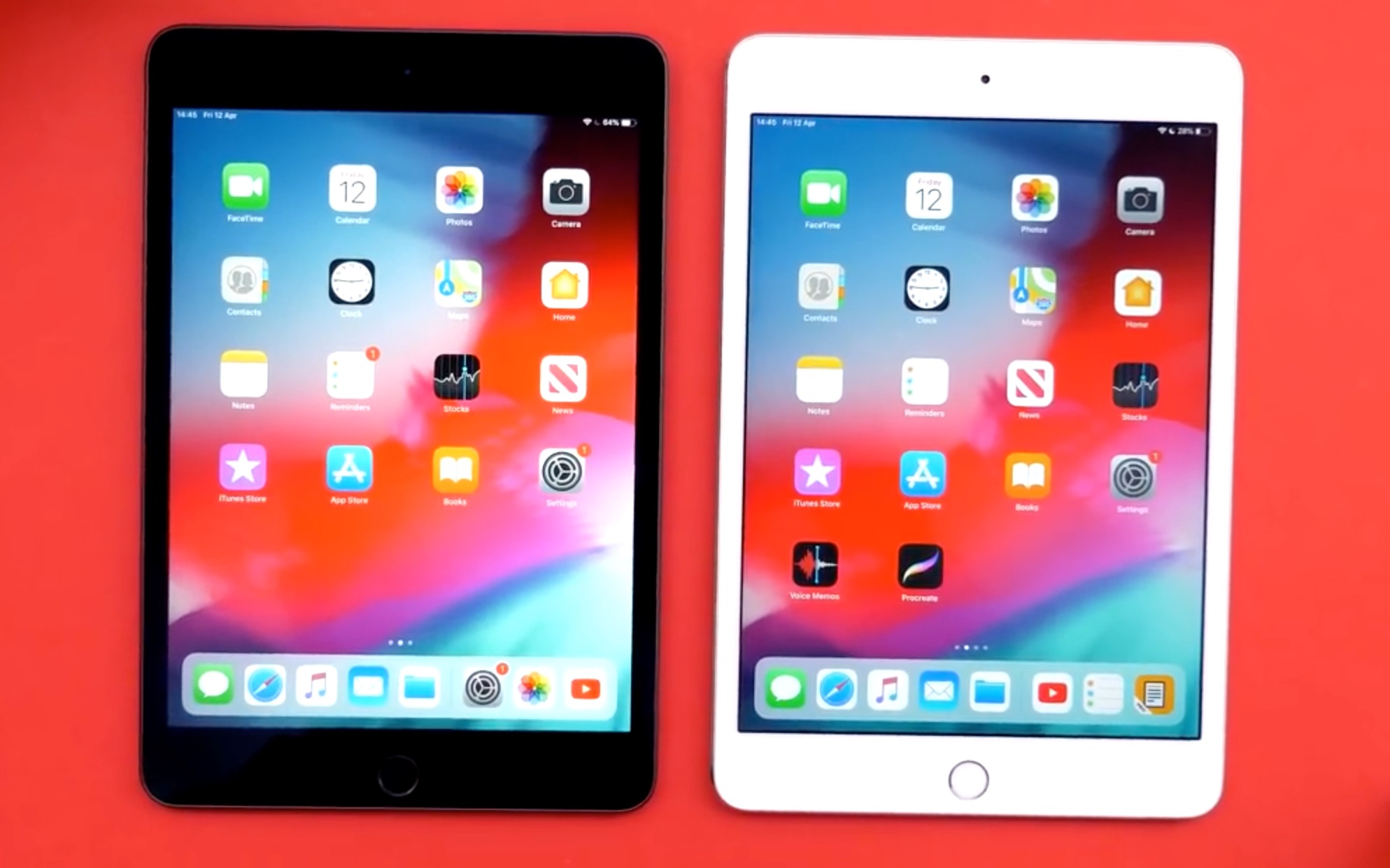 Pad mini5与iPad mini4对比实拍