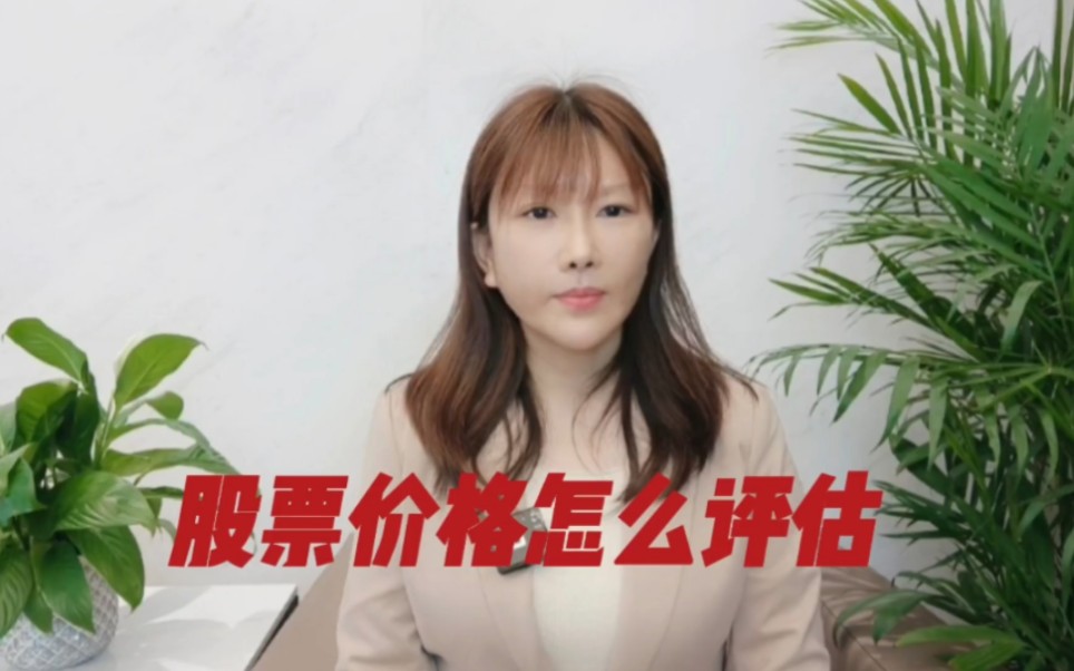 股票价格怎么评估❓