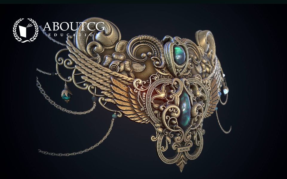 Substance Designer | 巴洛克珠宝高级案例全流程解密视频