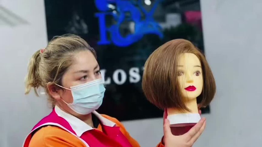 可能的话想成为最好的形象设计师。#美业手艺人认真工作的样子