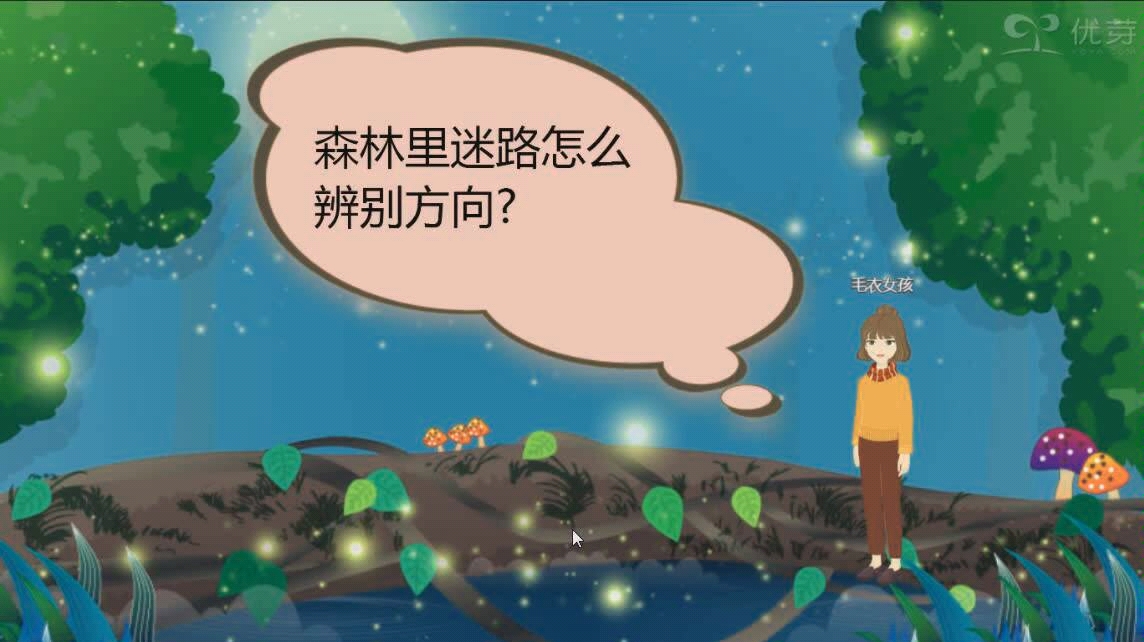 森林里迷路怎么辨别方向