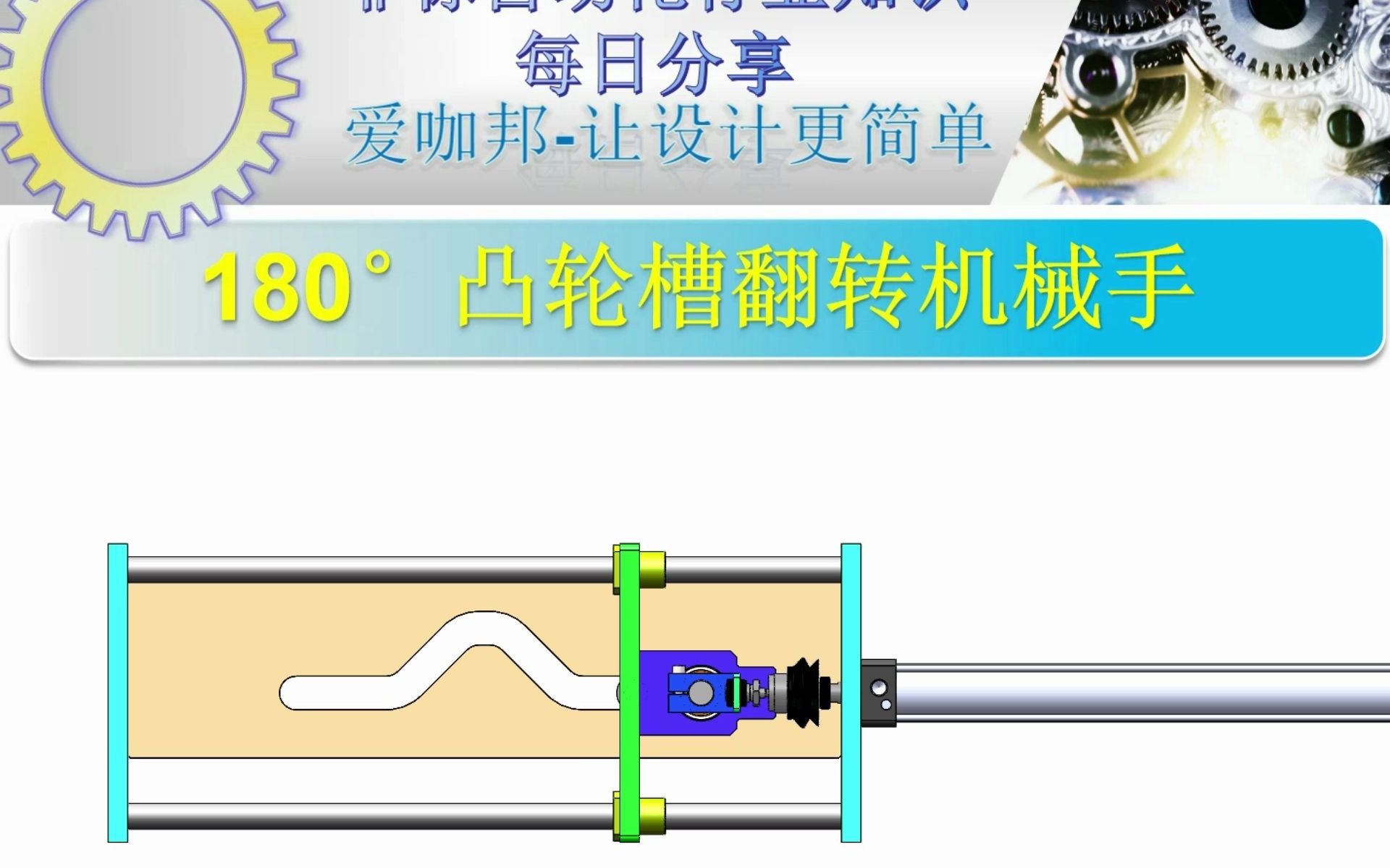 【Solidworks千机联动】——把简单的气缸运用到极致,竟然可以。