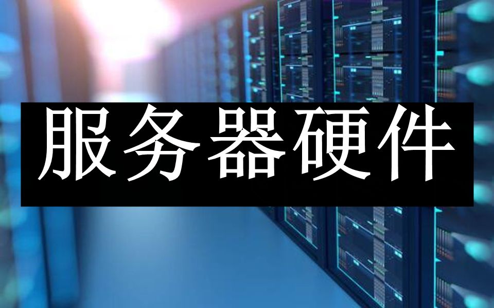 服务器硬件硬核介绍,只需要这个视频就行了