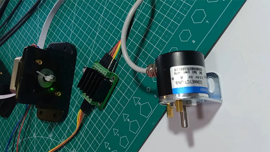 STM32电机例程分享 第九期 编程实现步进电机-编码器状态同步跟随