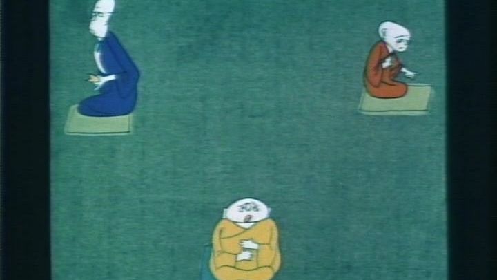 1980年动画片三个和尚,满满的童年回忆