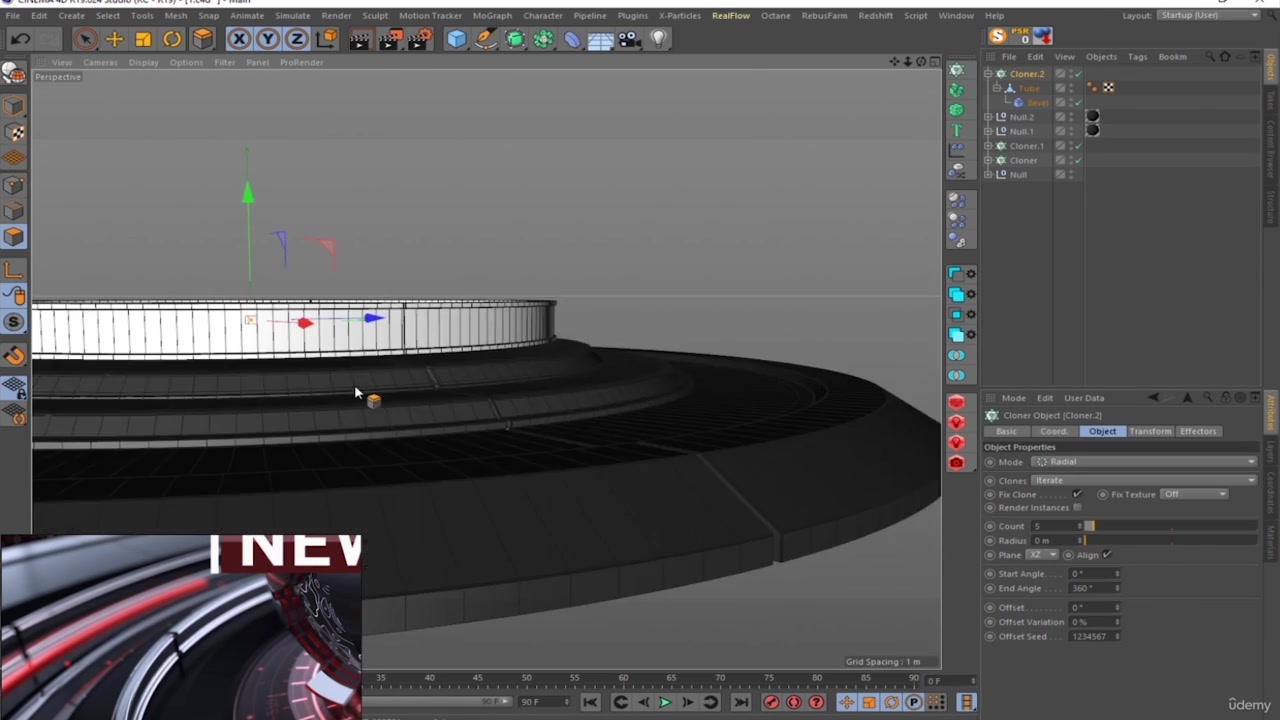 C4D搭配OC渲染器,AE制作新闻栏目包装片头开场动画教程Cinema ...