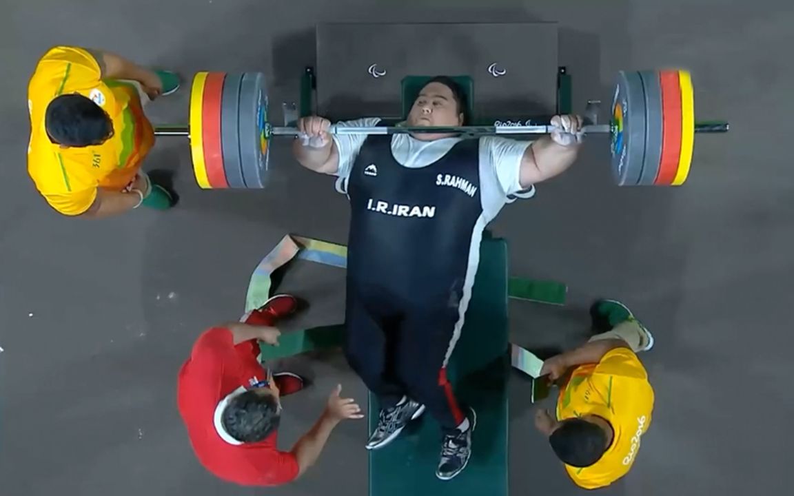 最强壮的残疾大力士?举重4次试举结果有2次打破了世界纪录