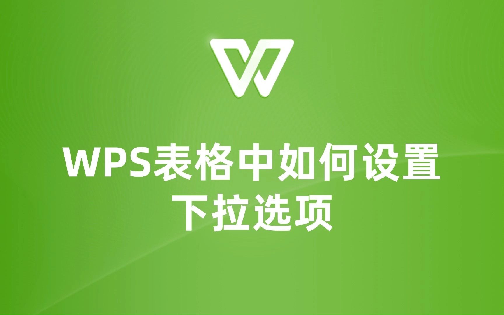 WPS表格中下拉选项设置小技巧,让你的工作更轻松!