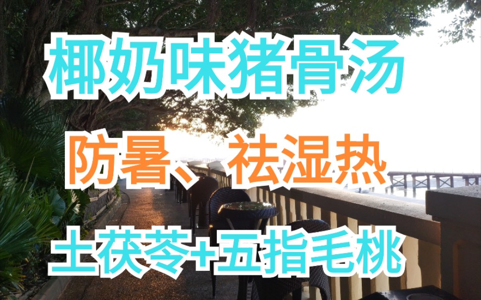 三伏天 【祛湿热】【去水肿】养生煲汤 猪骨汤#五指毛桃#土茯苓