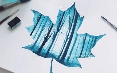 【水彩】简单的水彩绘画教程