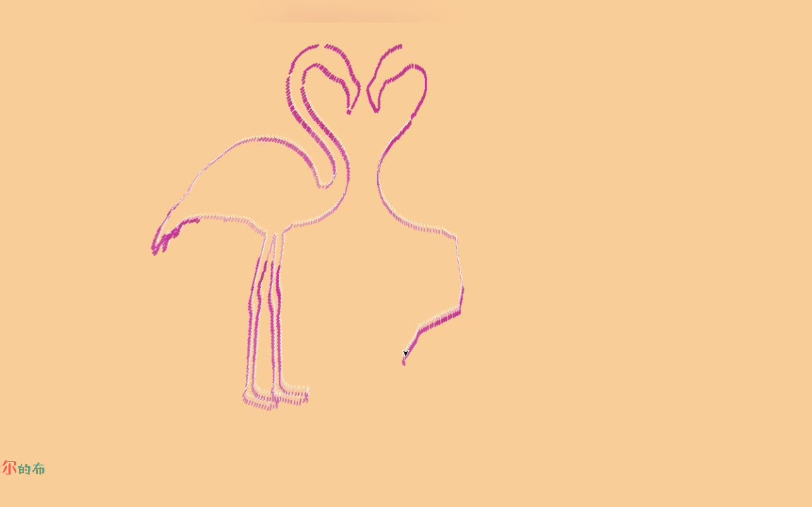 渐变线条绘制图像轮廓【python篇】