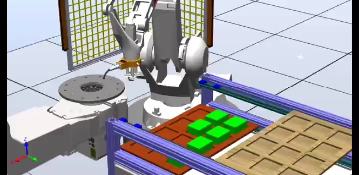 robotstudio仿真系统设计,变位机+码垛机器人