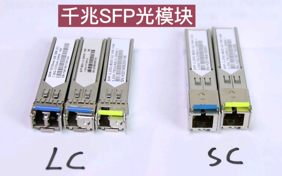 工业级管理型以太网交换机配千兆SFP光模块使用LC光口SC光口