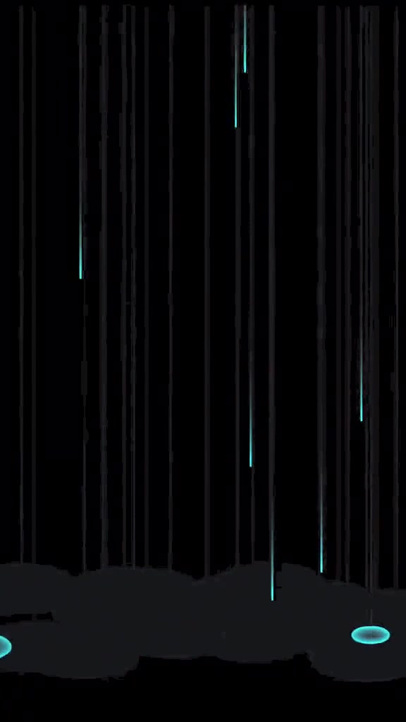 100行代码写雨滴