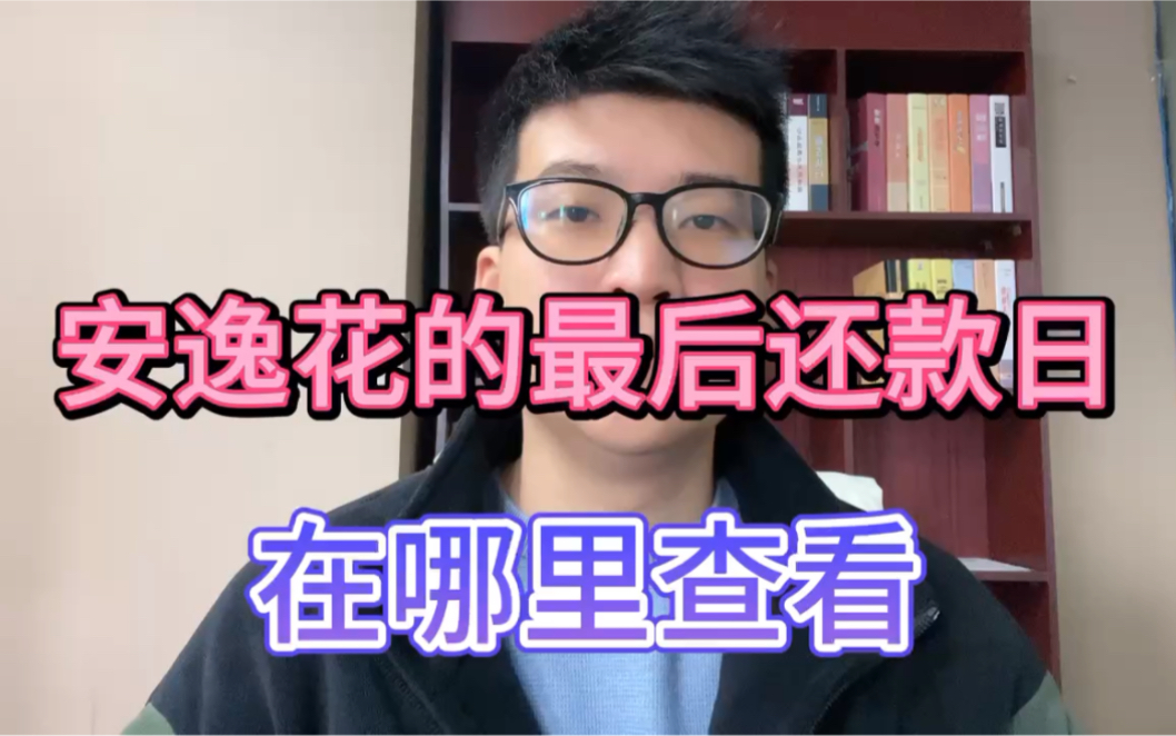 安逸花的最后还款日,在哪里查看?